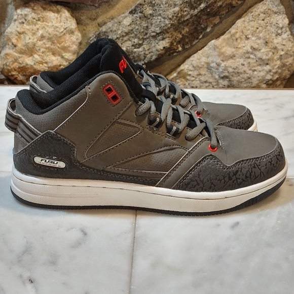 FUBU | Shoes | Fubu Gray Black Basketball Sneakers | Poshmark